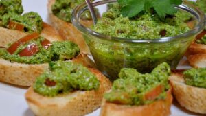 Tomato Pesto Toast